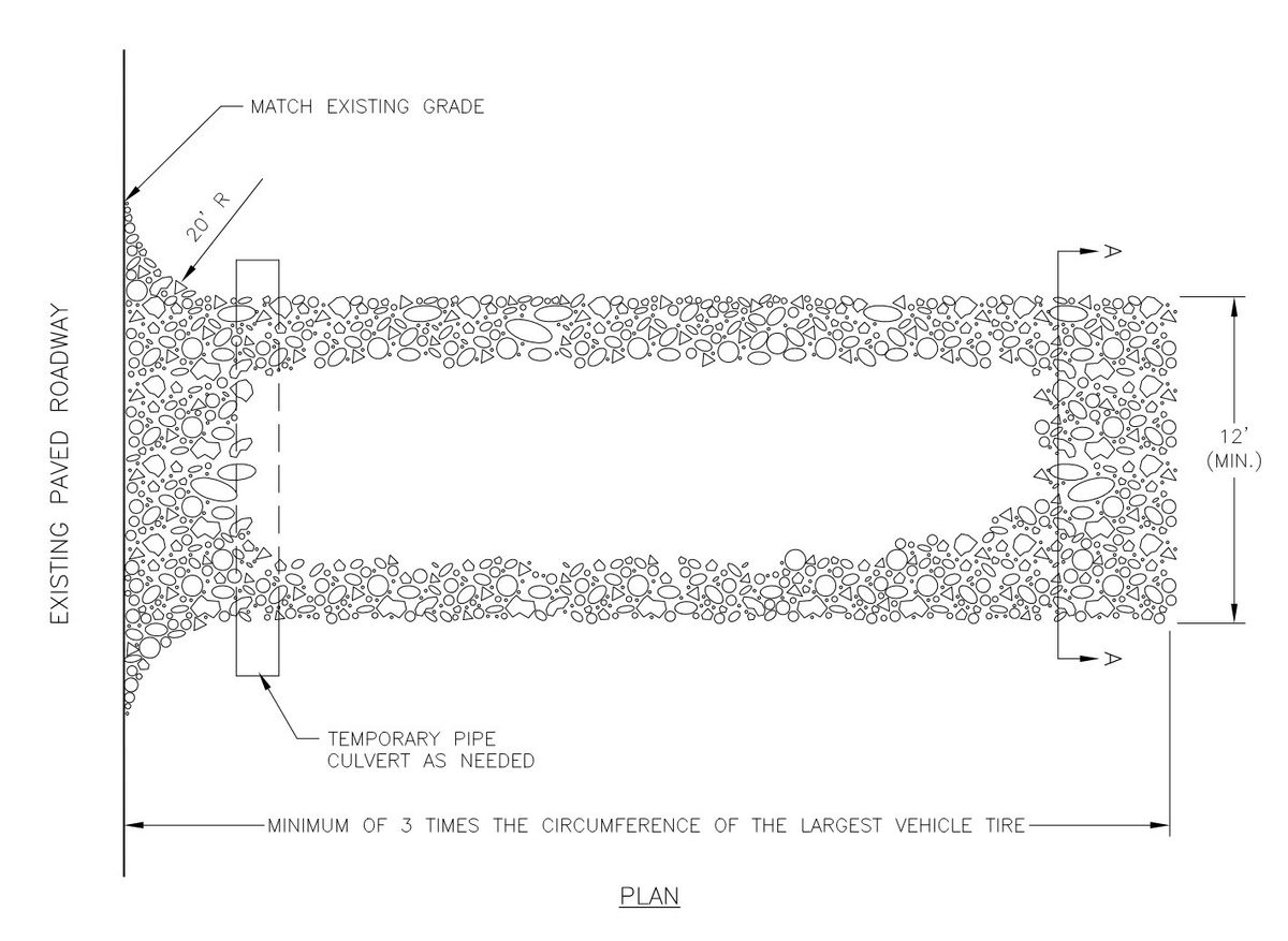 Alaska Stabilized Construction Exit – Track Out BMP | FODS | FODS ...