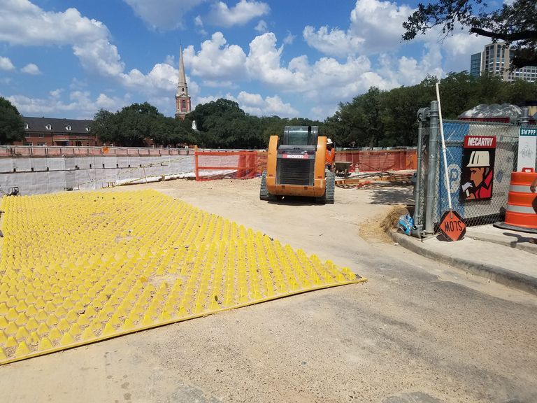 Construction Entrance Mud Mat System | FODS Trackout Control System