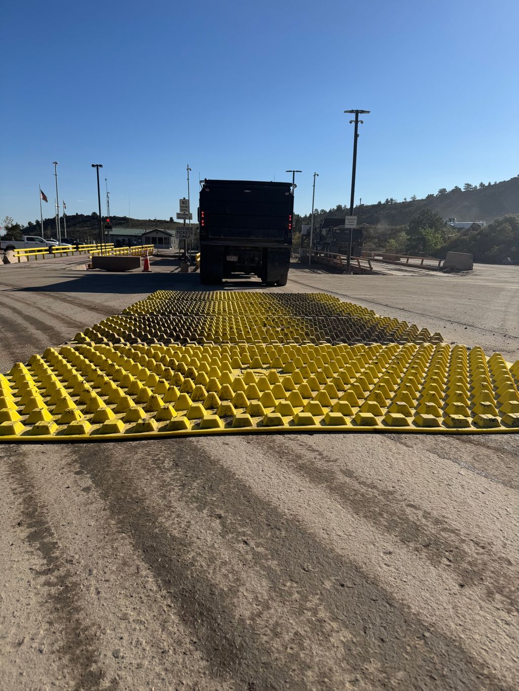 FODS Trackout Control Mats - Rock Quarry BMP Protects Scales | FODS ...