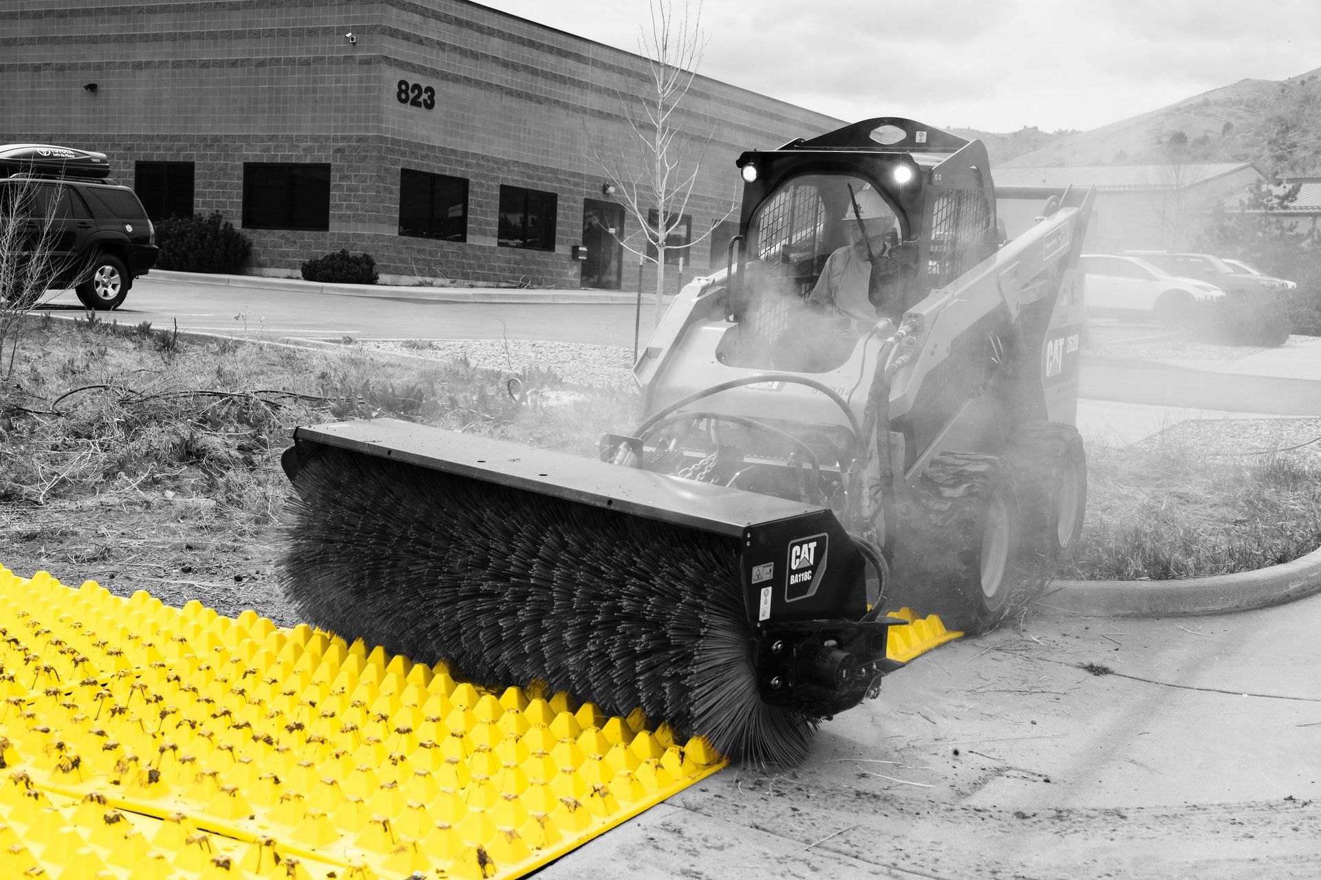 Trackout Control Mat Installation | FODS Trackout Control System