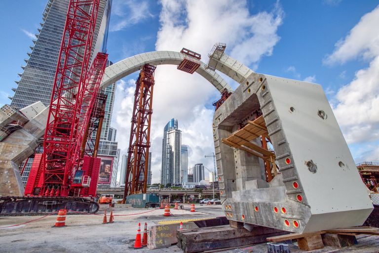 Miami signature bridge project helps relieve congestion | FODS Trackout ...