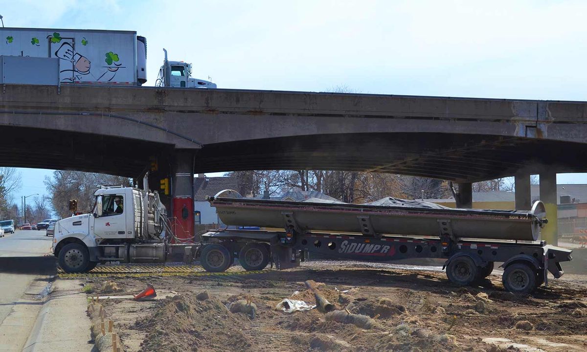 Central 70 Reconstruction | FODS Trackout Control Mat | FODS Trackout ...