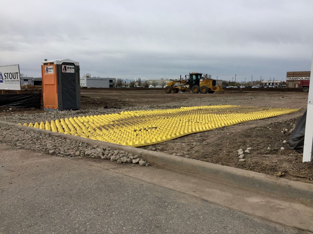 Utah Construction Entrances | FODS Trackout Control Mats