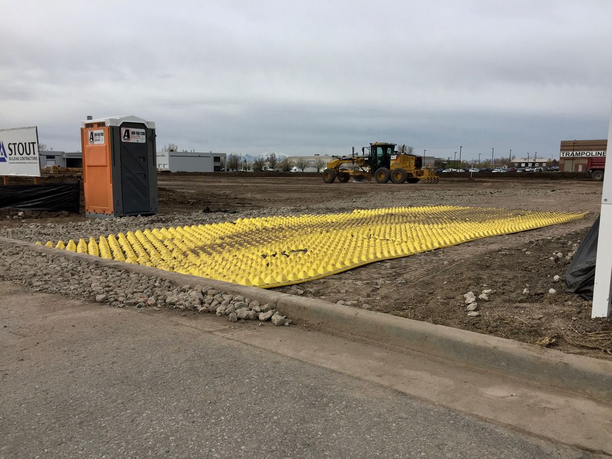 Utah Construction Entrances | FODS Trackout Control Mats