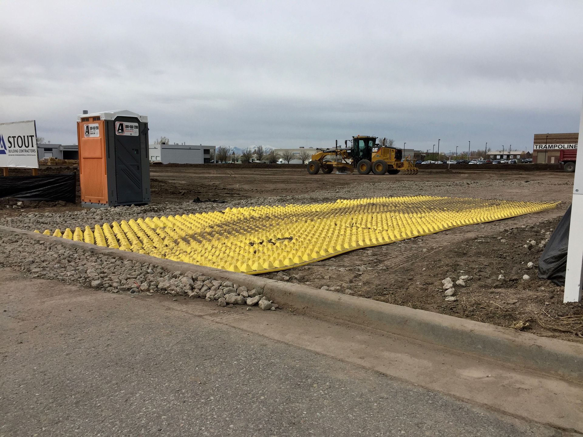 Utah Construction Entrances | FODS Trackout Control Mats